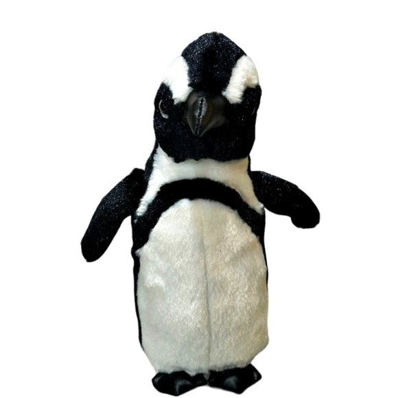 Aurora | Toys | Realistic African Black Footed Penguin Soft Stuffed ...